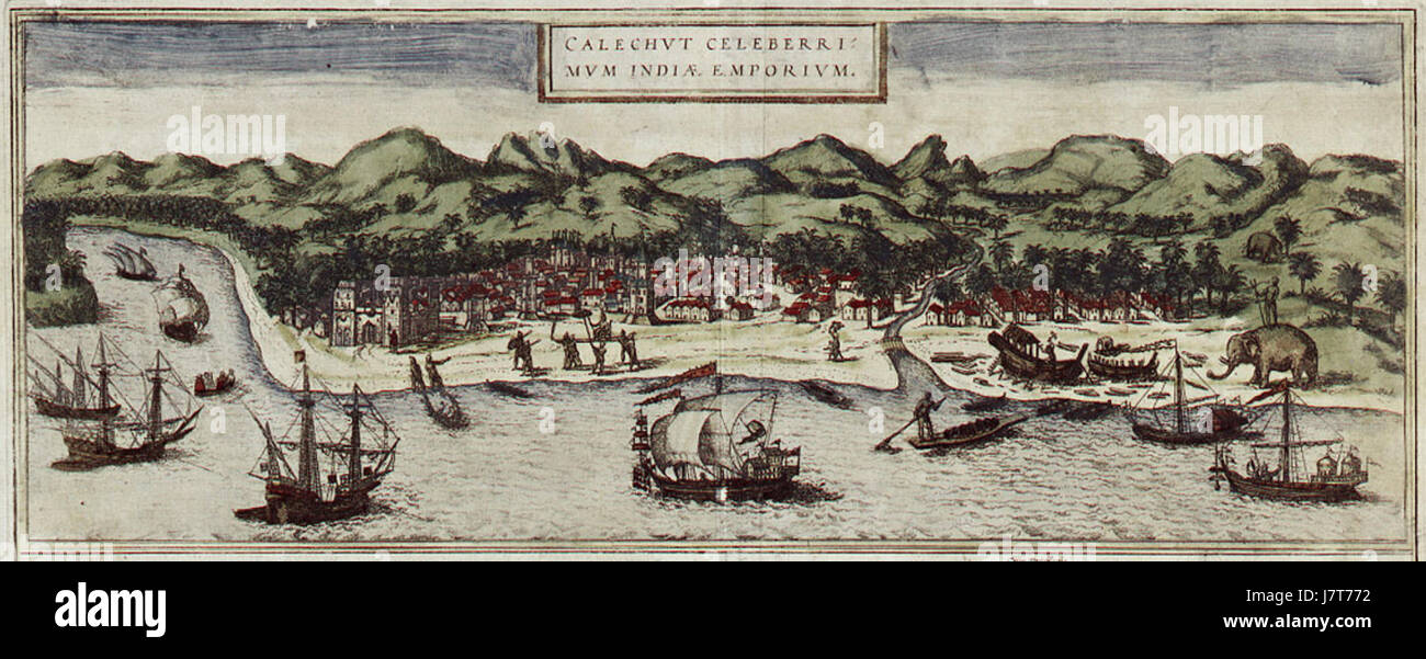 Calicut map hi-res stock photography and images - Alamy