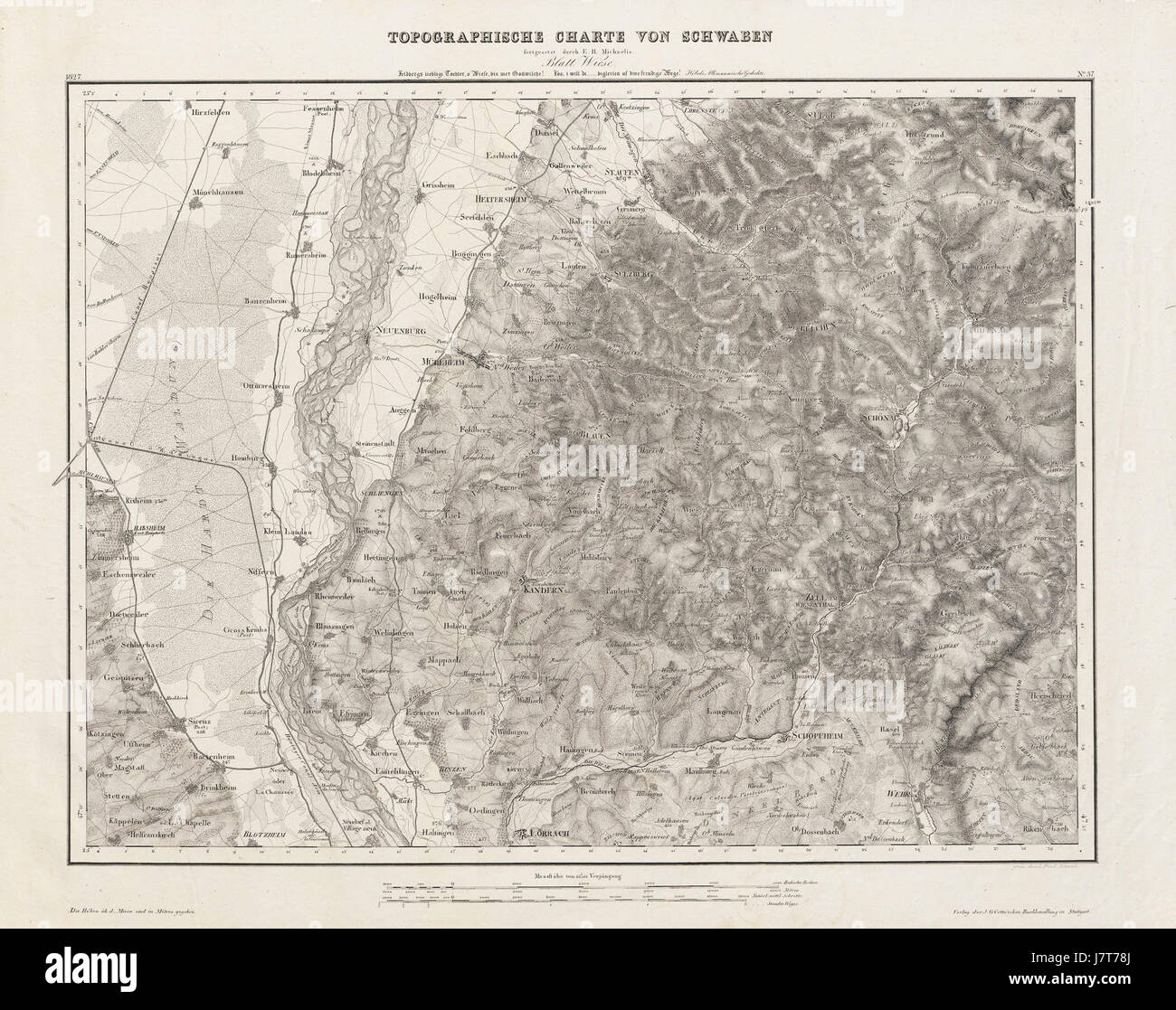 'Charte von Schwaben' refers to a medieval map of the Swabian region in ...