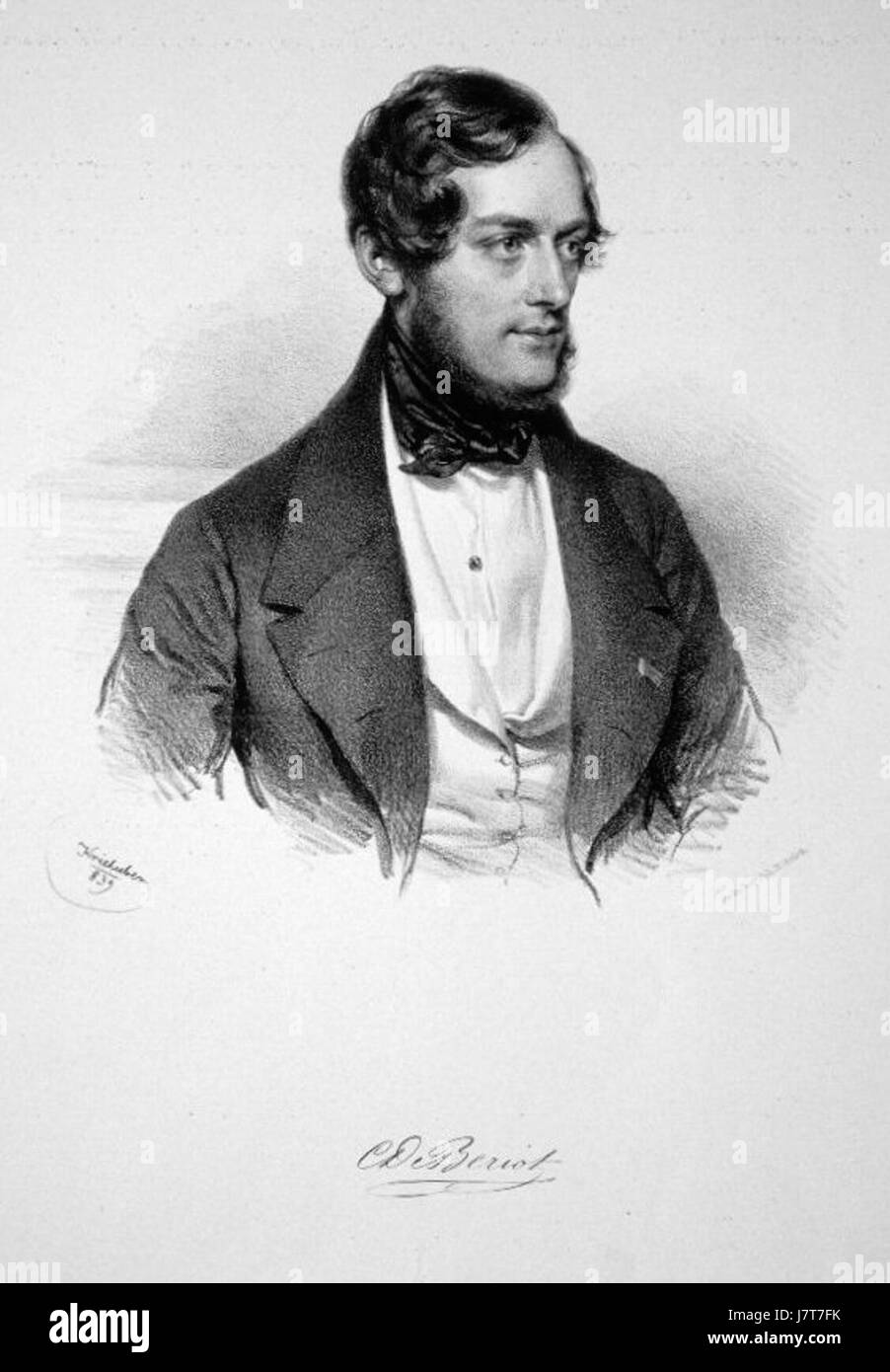 Charles Auguste Beriot Stock Photo - Alamy