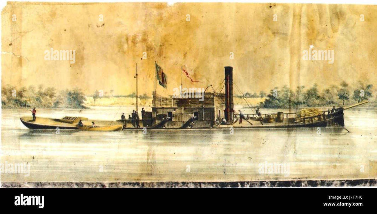 The 'Buque Barroso' from 1865 is a historic ship representing naval ...