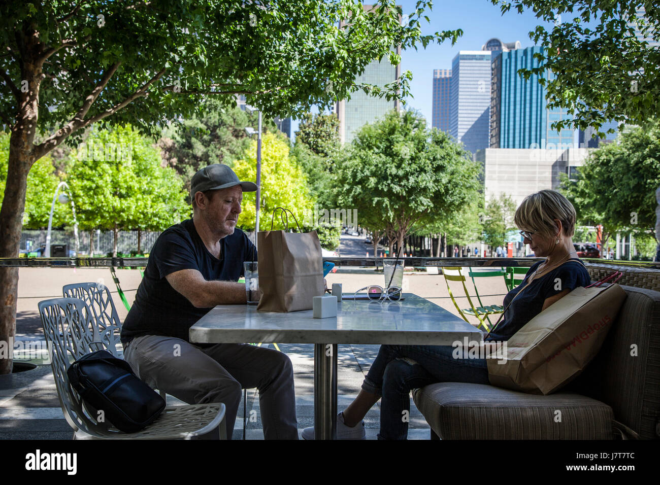 Klyde Warren Park, Dallas, Texas Stock Photo - Alamy