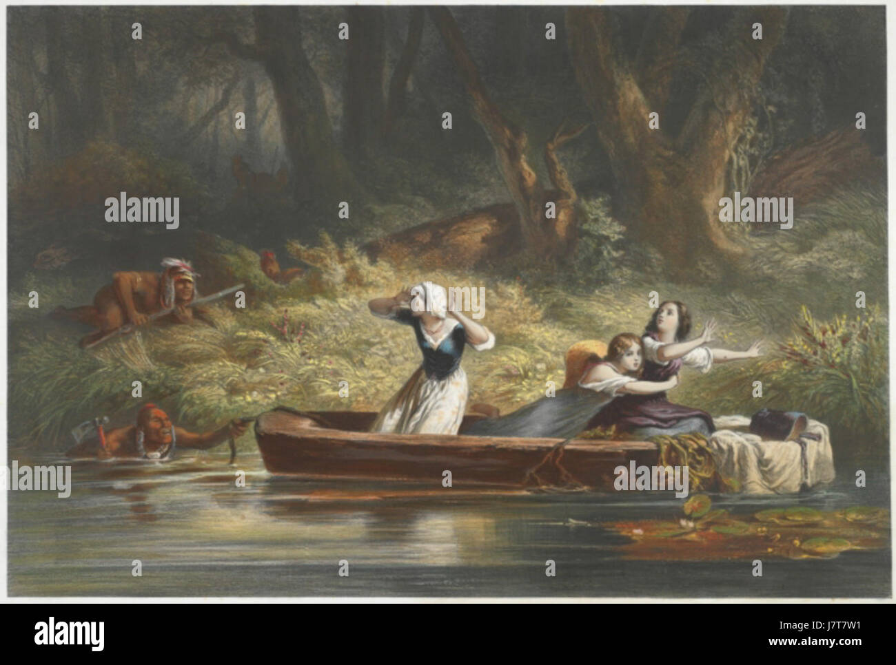 Capture of the Daughters of Daniel Boone and Richard Callaway by the ...