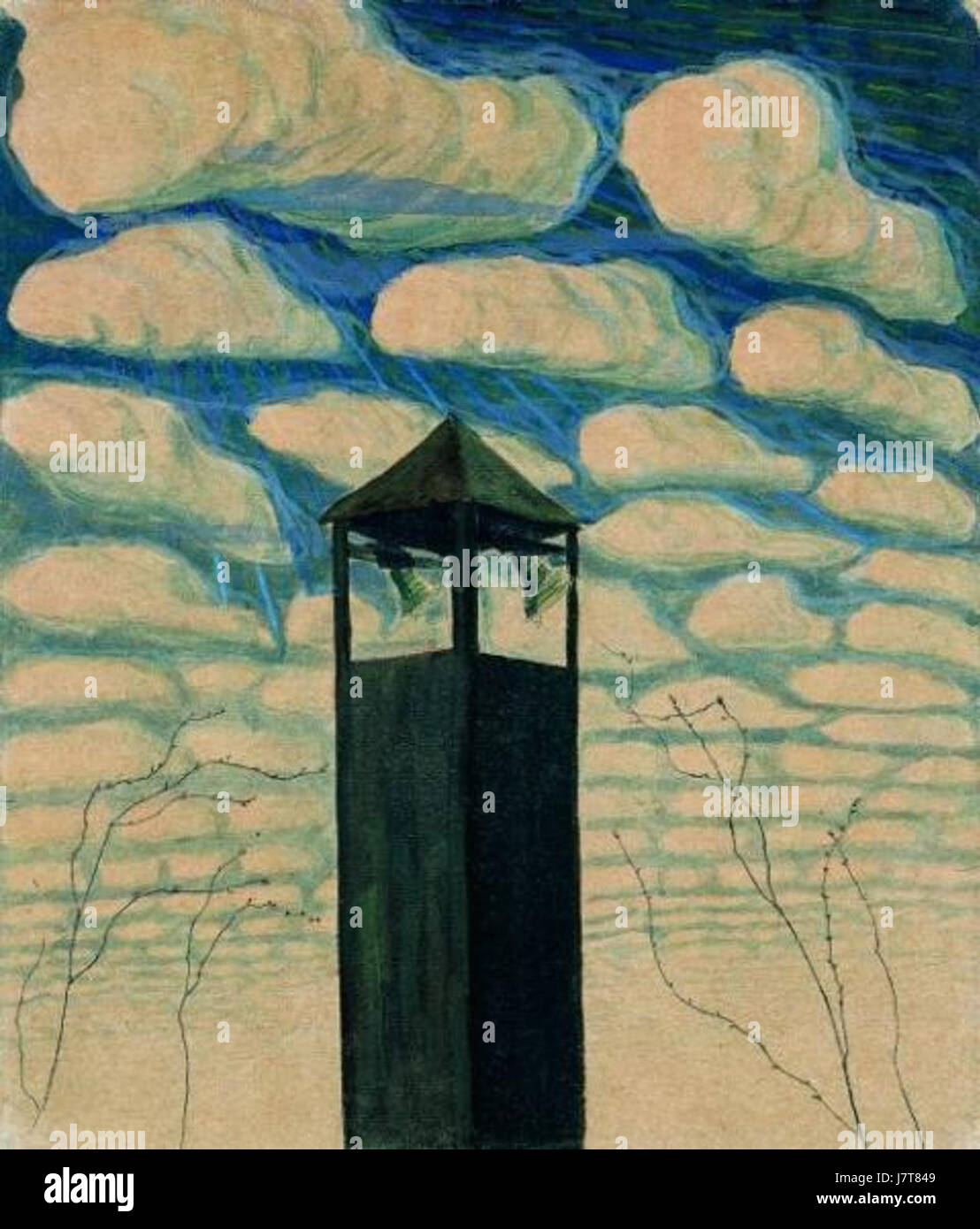 'Kevadmotiiv' is a painting by Lithuanian artist Mikalojus Konstantinas ...