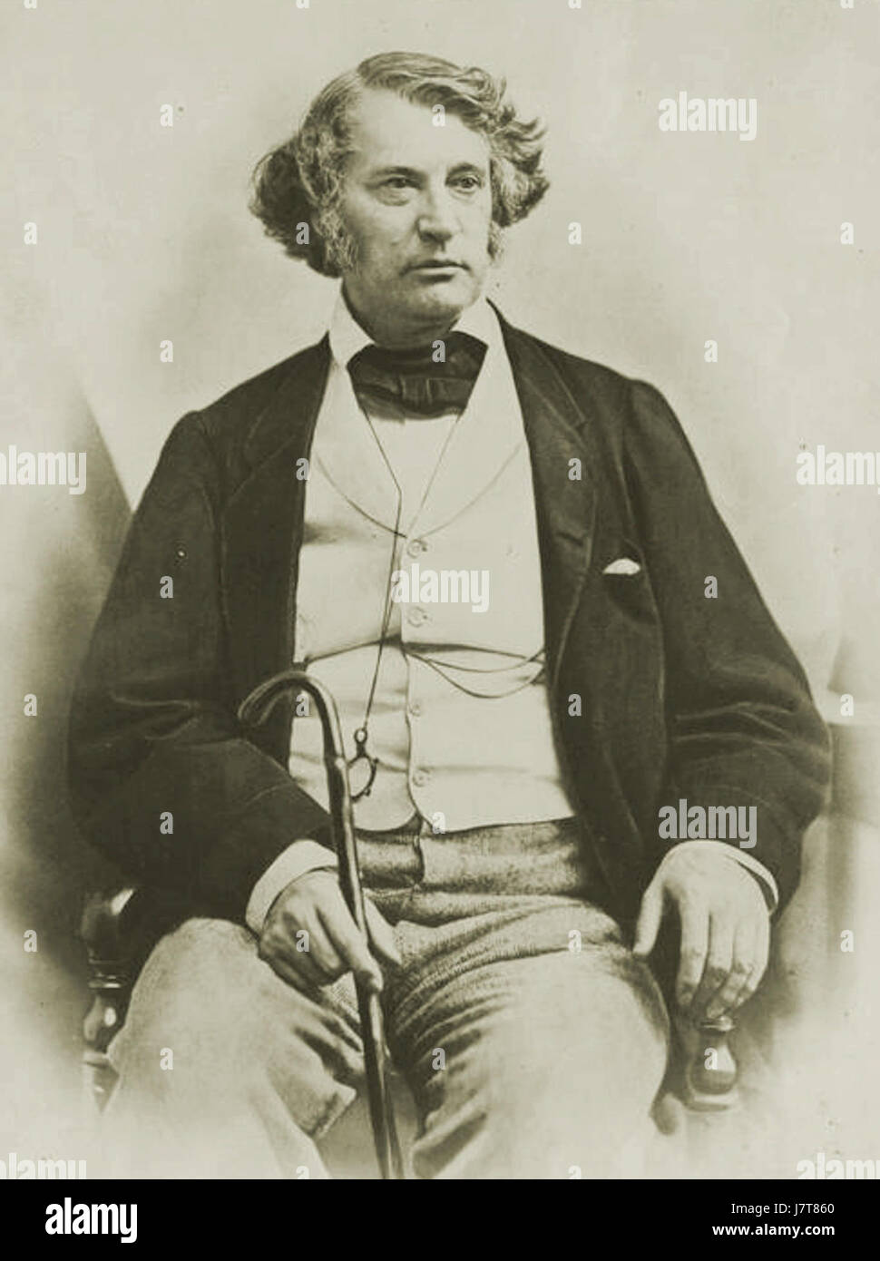 Charles Sumner seated Stock Photo - Alamy