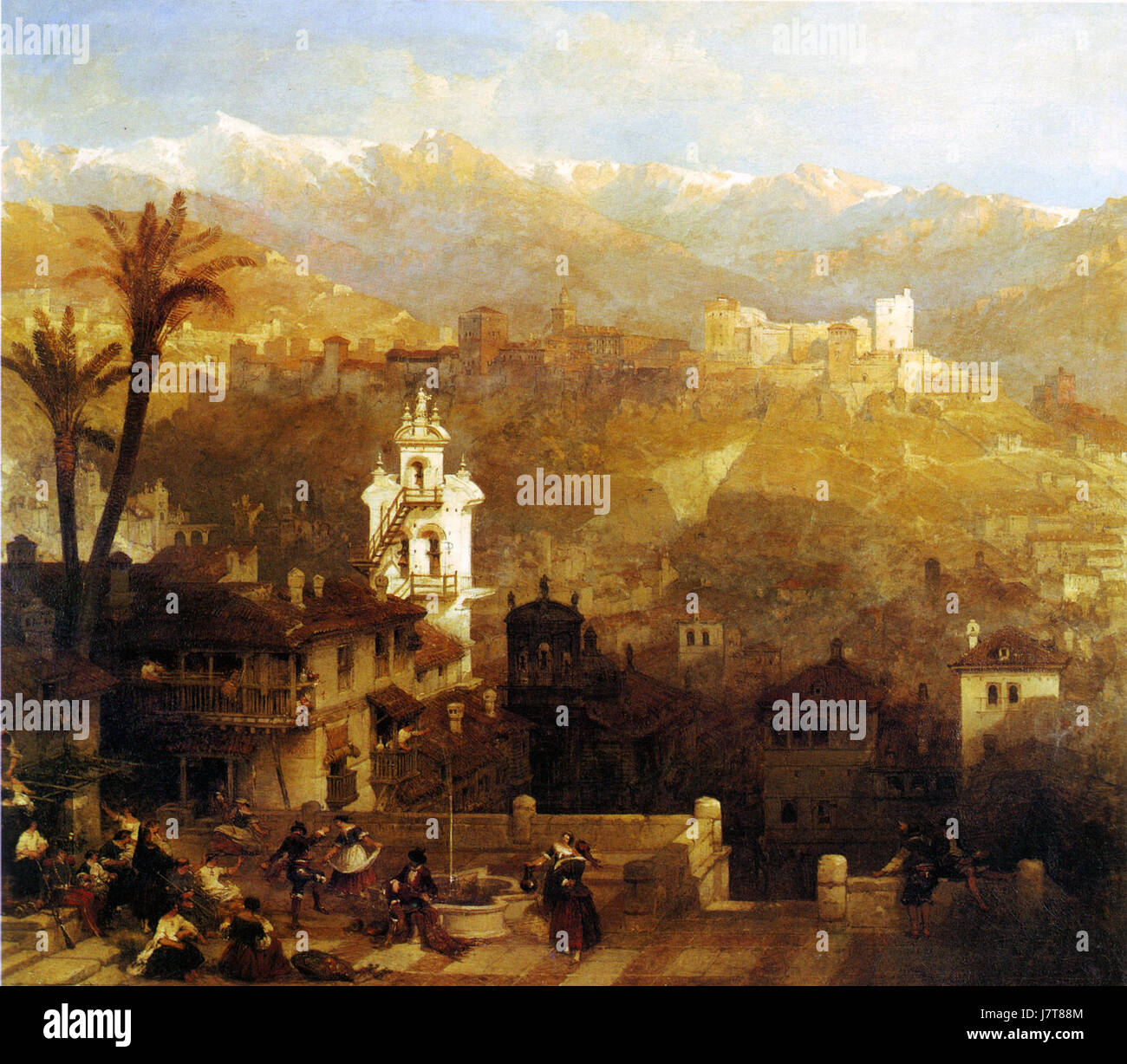 David roberts alhambra palace granada hi-res stock photography and ...