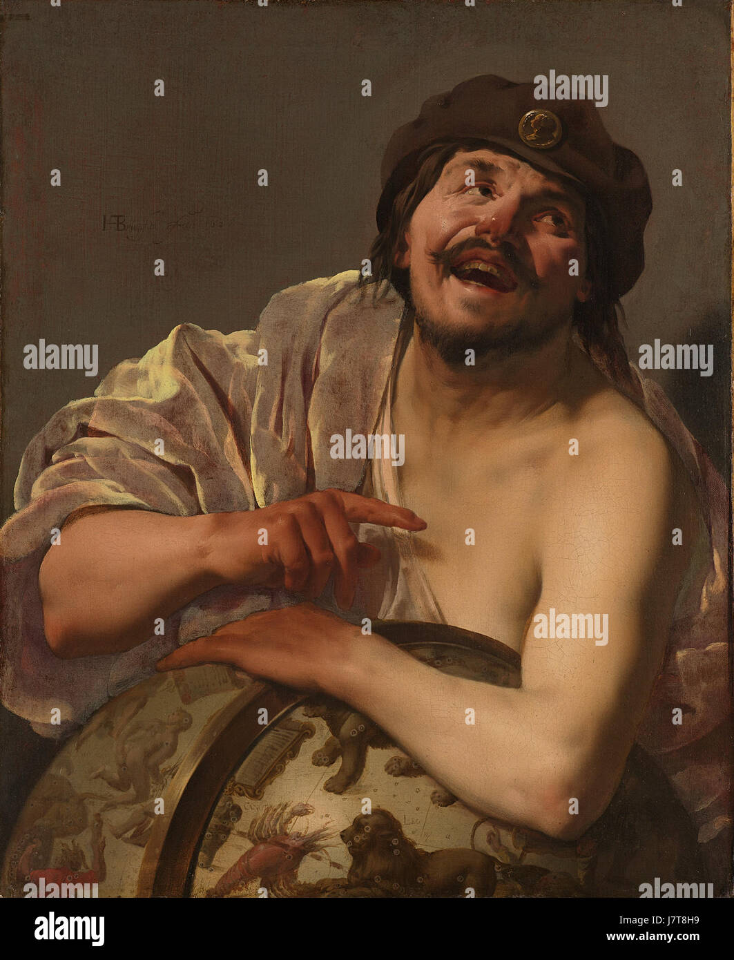 Democritus, a Greek philosopher known for his work on atomism, is ...