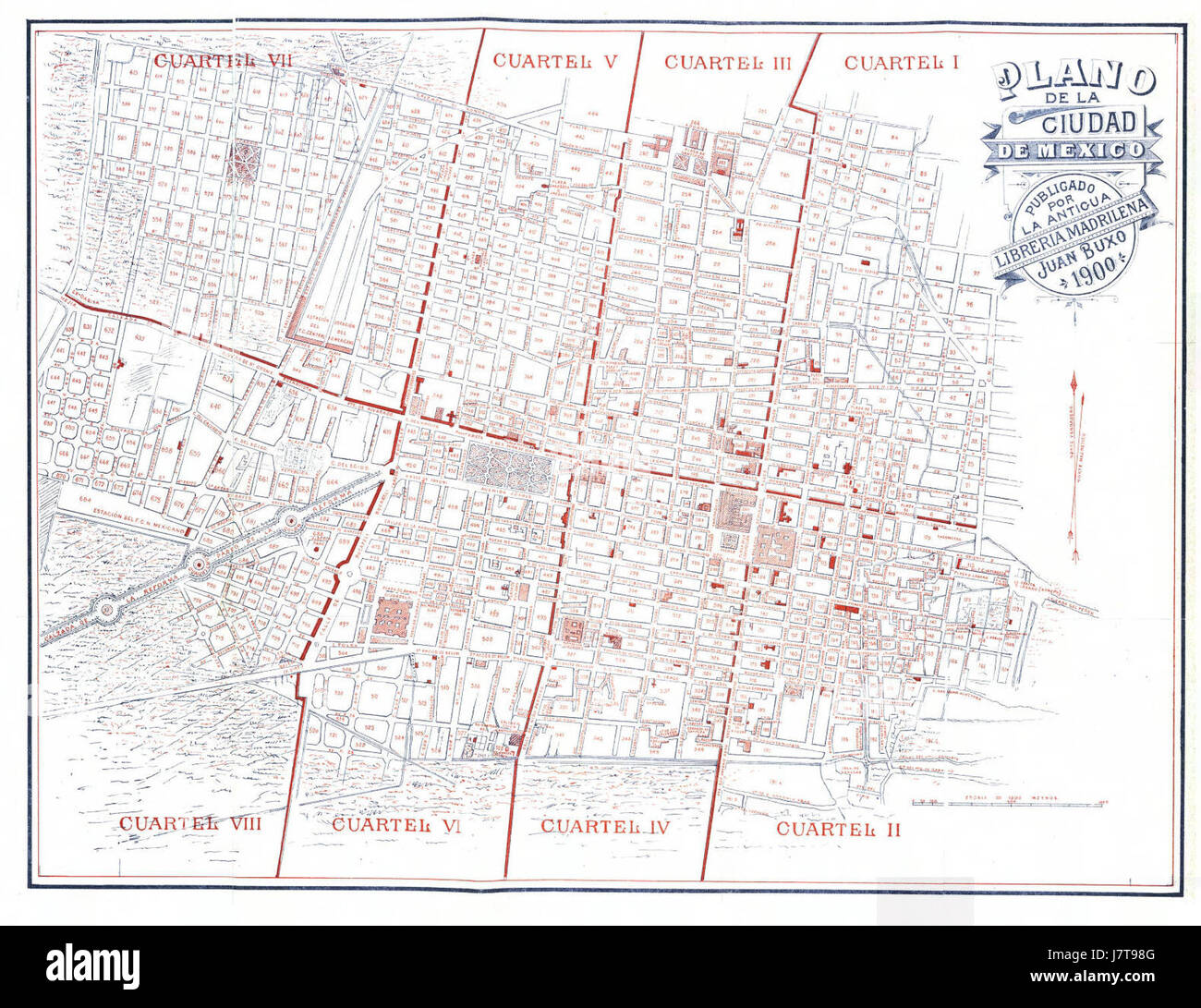 Ciudad de Mexico, 1900 Stock Photo - Alamy