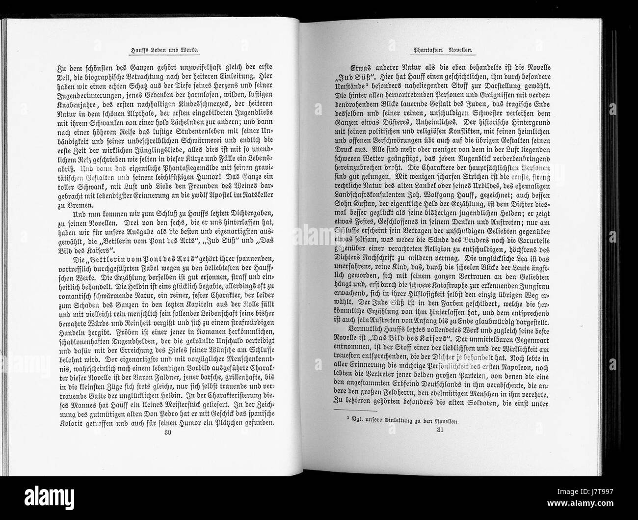 The first volume of 'De Wilhelm Hauff' discusses the German writer ...