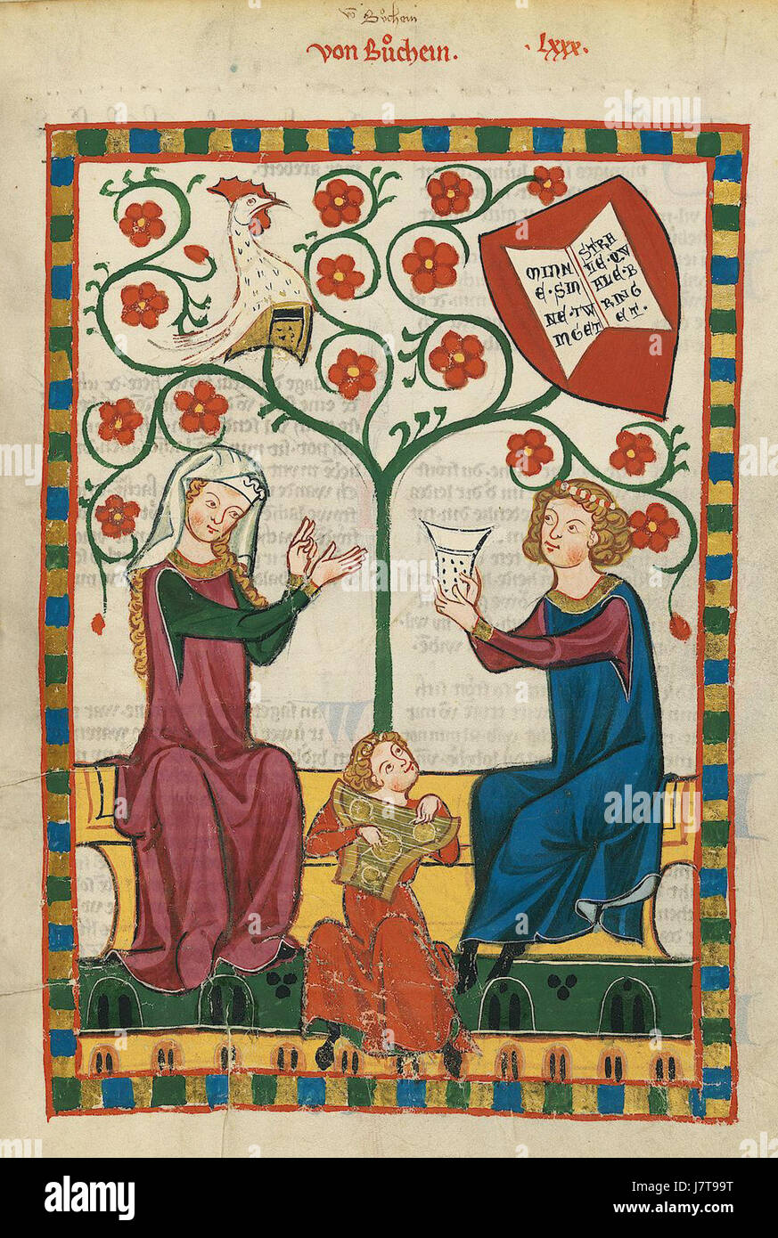 The Codex Manesse is an important manuscript of medieval German ...