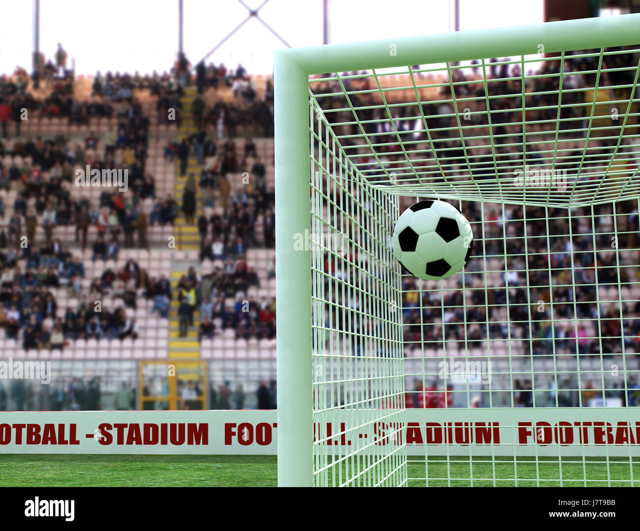 ball goal passage gate archgway gantry net aim kick sport sports soccer ...