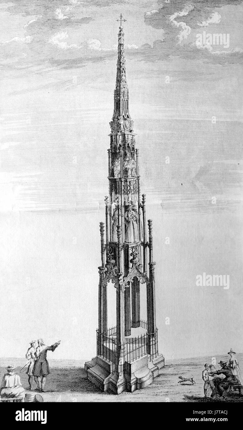 The Bristol High Cross, built in 1734, is an iconic monument in the ...