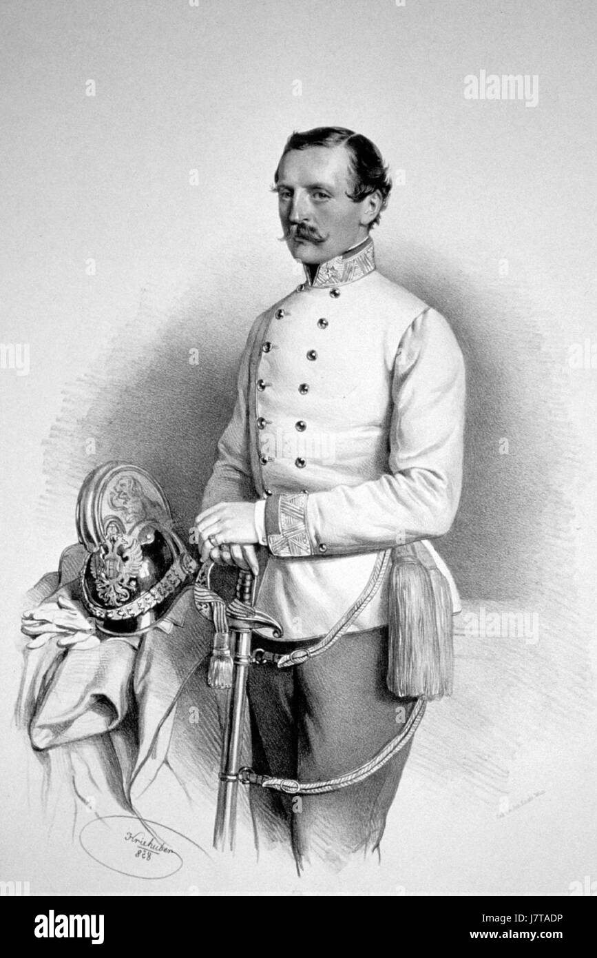 The lithograph by Arthur de Rohan presents a detailed artistic ...