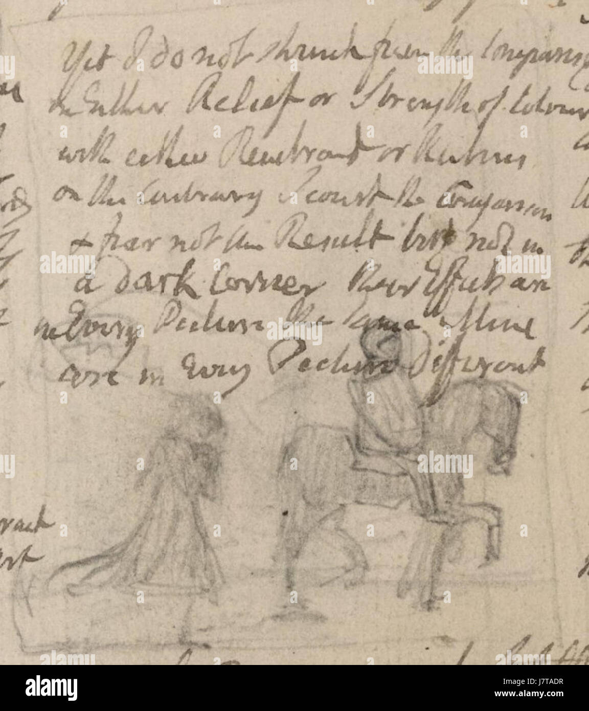 The Blake manuscript, specifically page 018, includes sketches or ...