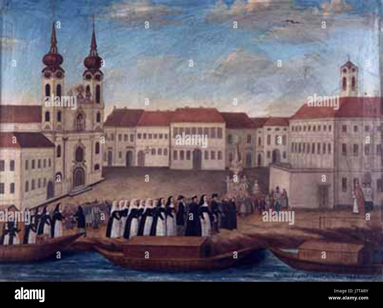 Batthyany ter 1785 Stock Photo - Alamy