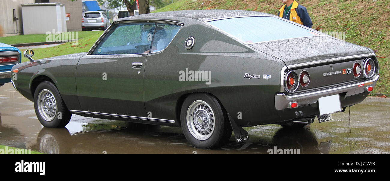 1973 Nissan Skyline 2000GT rear Stock Photo - Alamy