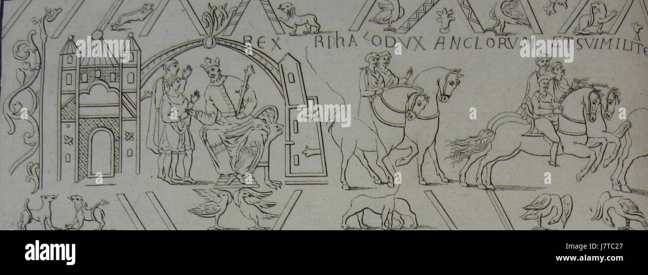 The Bayeux Tapestry, one of the most famous historical artifacts ...