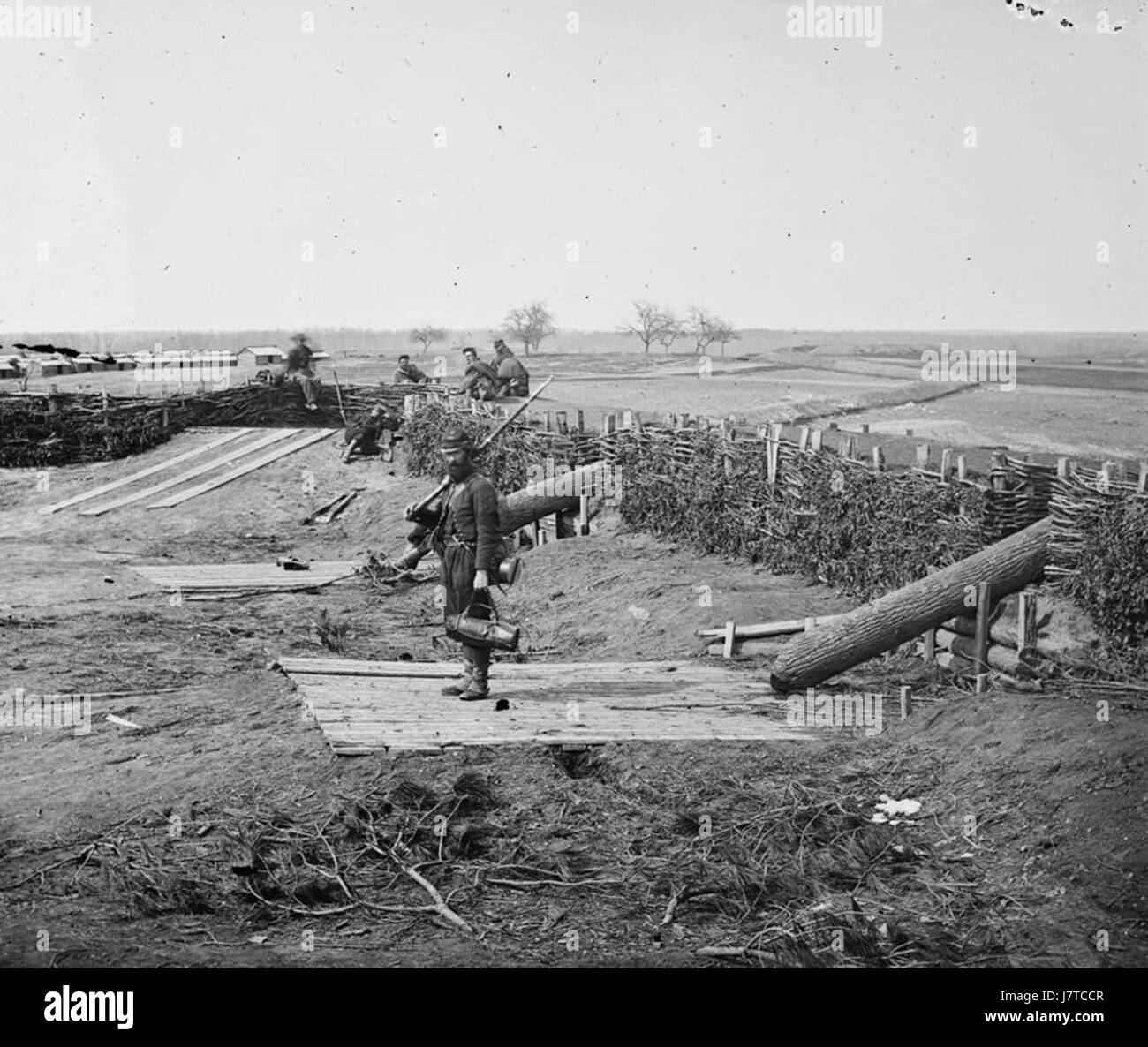The fort located on the heights in Centreville, Virginia, was a key ...