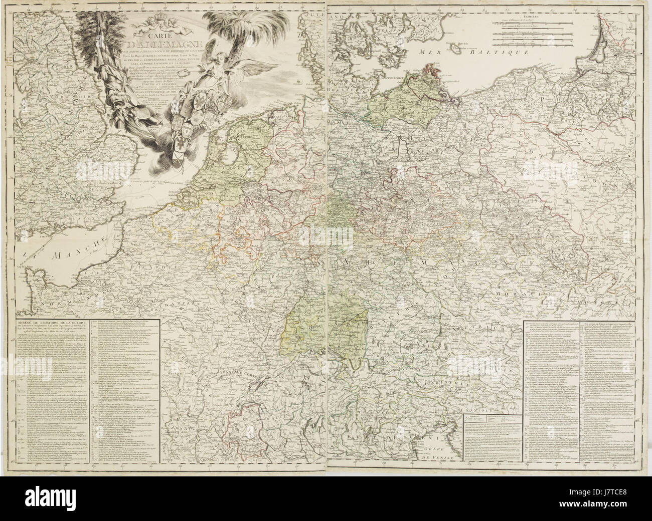 18th century german map hi-res stock photography and images - Alamy