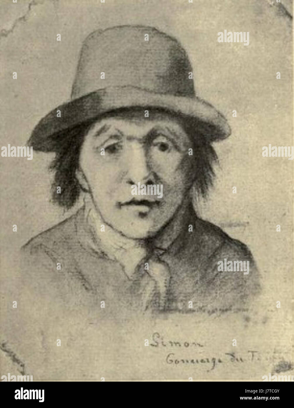 Portrait of Antoine Simon, a notable French revolutionary figure known ...