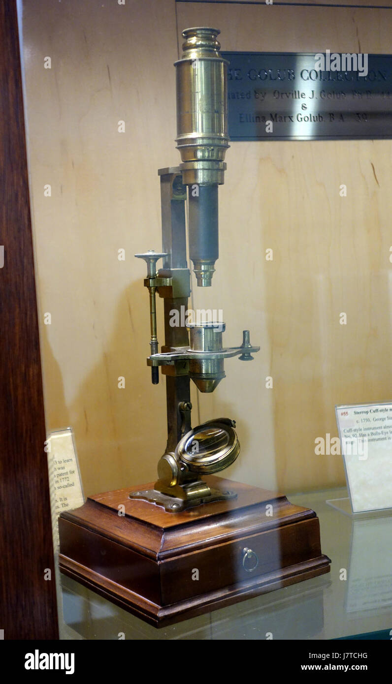 1780 circa, Henry Pyefinch microscope, England, compound microscope ...