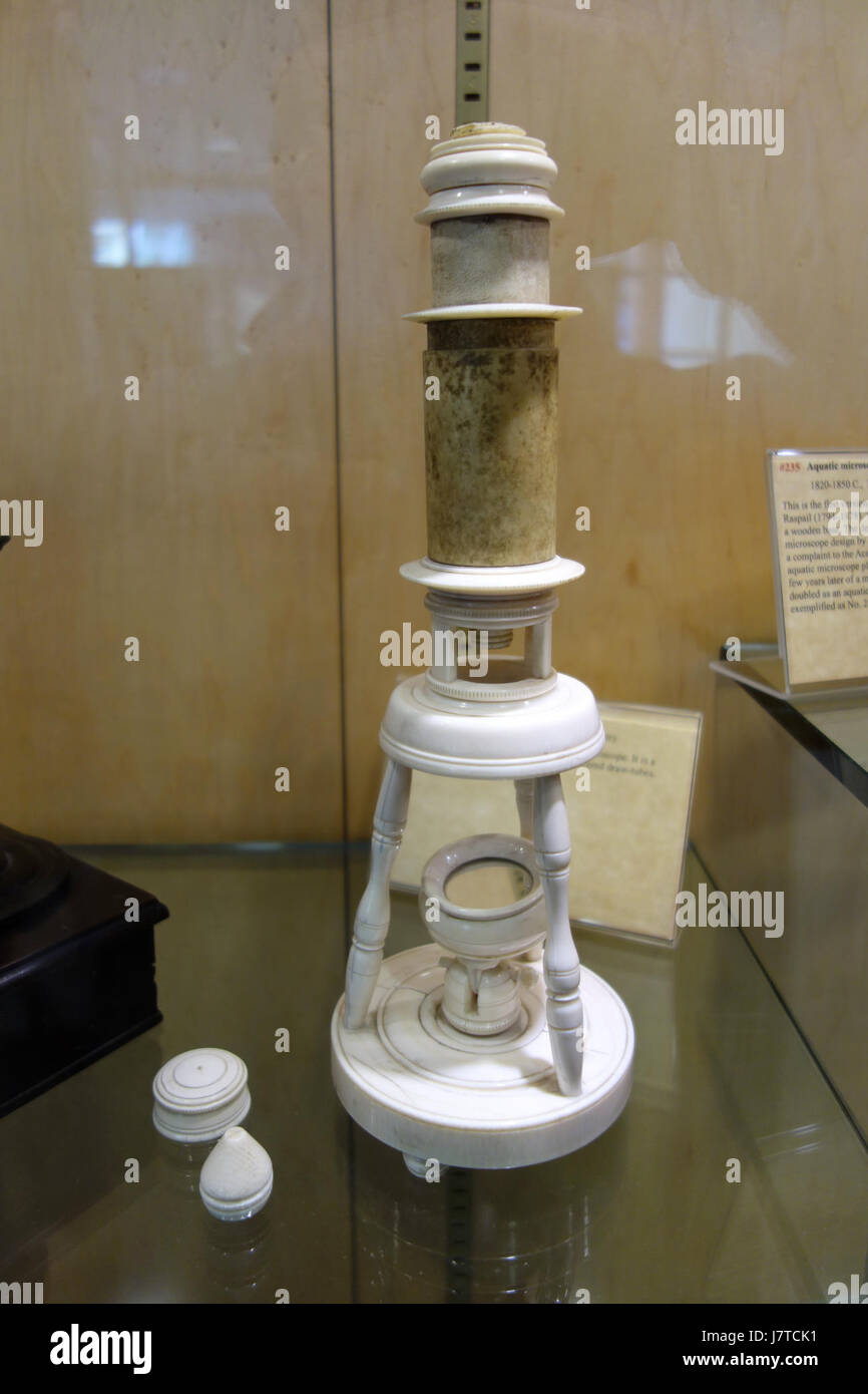 1790 1820, ivory Nuremberg microscope, unknown maker, unknown country ...