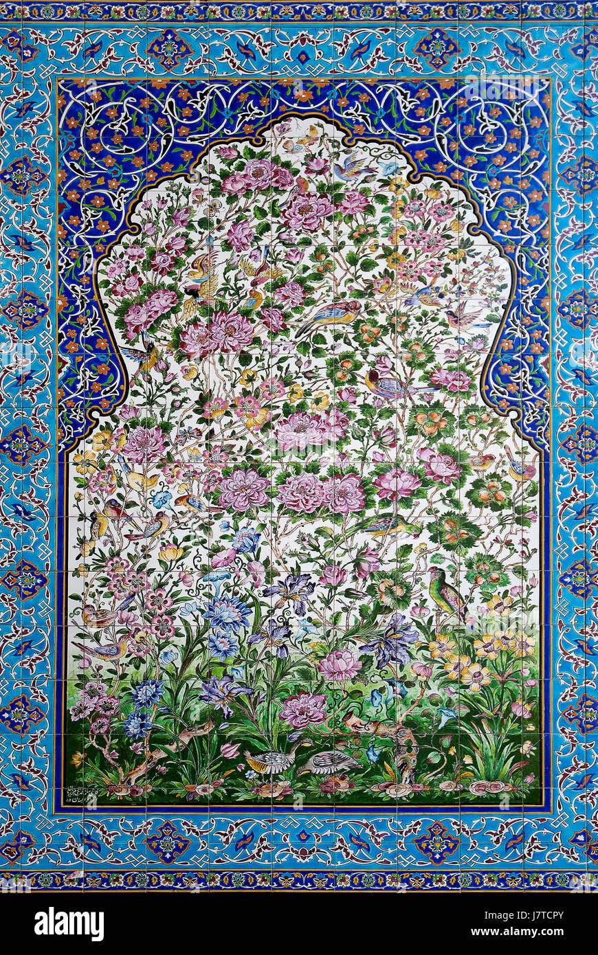 art traditional tiles iran persian ceramic art traditional tiles ...