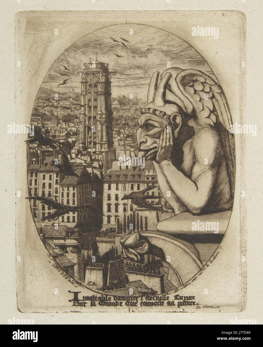 Charles Meryon, The Vampire, 1853 Stock Photo - Alamy