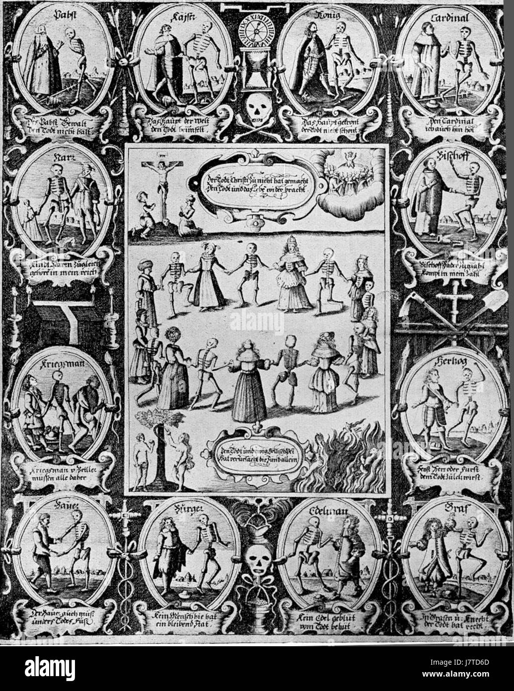 The 'Dance of Death' by Paulus FÃ¼rst, created in Nuremberg around 1630 ...