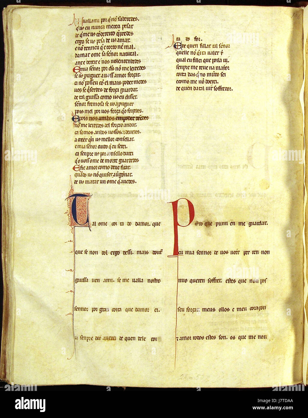 The Cancioneiro da Ajuda 106 14v is a historical manuscript containing ...