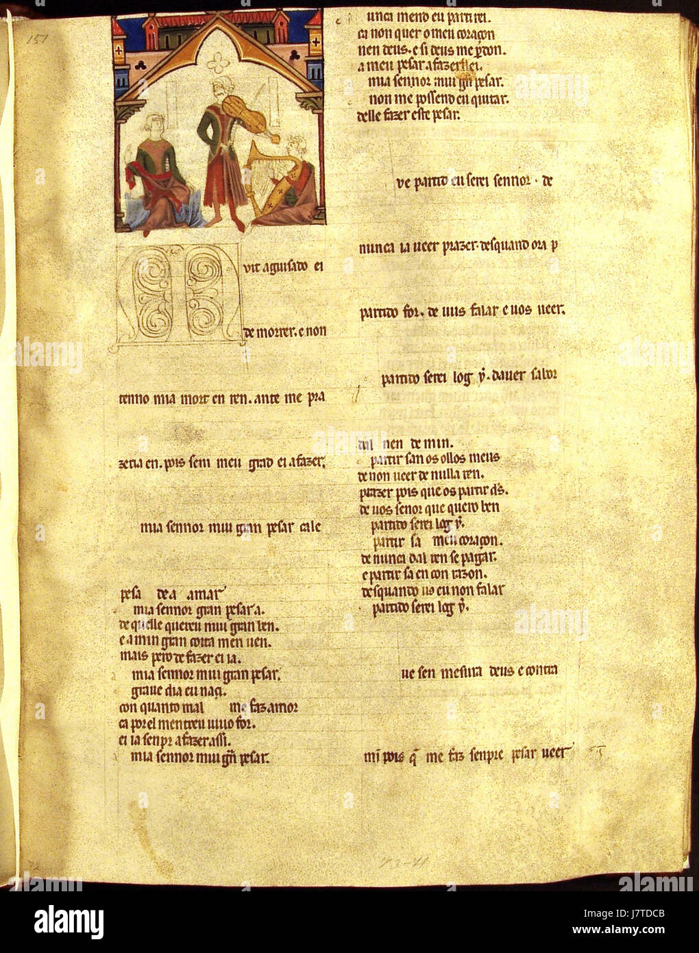 The Cancioneiro da Ajuda is a medieval manuscript containing a ...