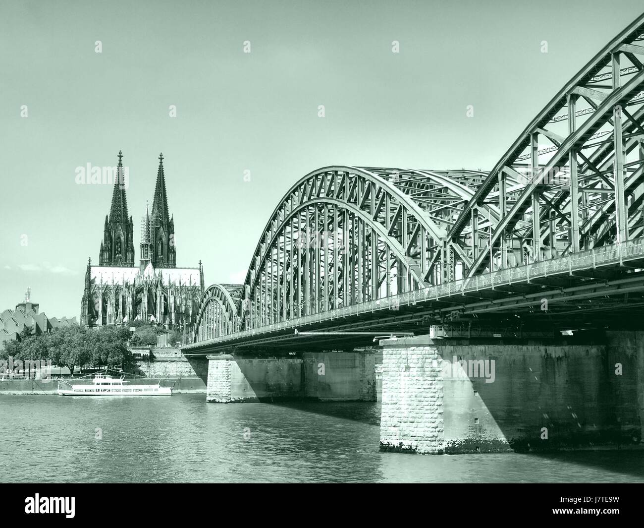 city town cologne germany german federal republic sight view outlook ...