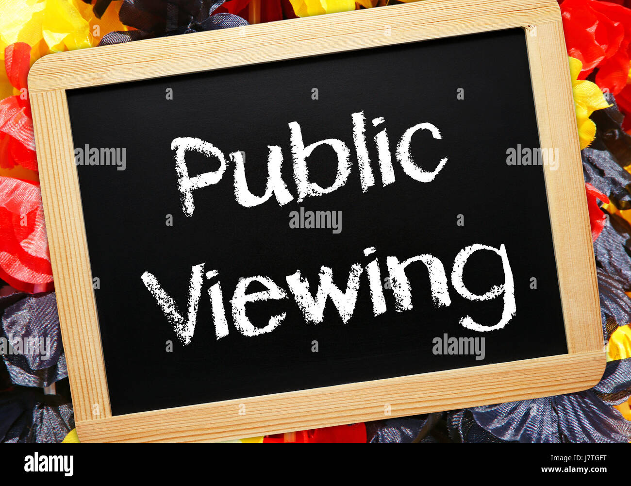 public viewing - football in germany Stock Photo - Alamy