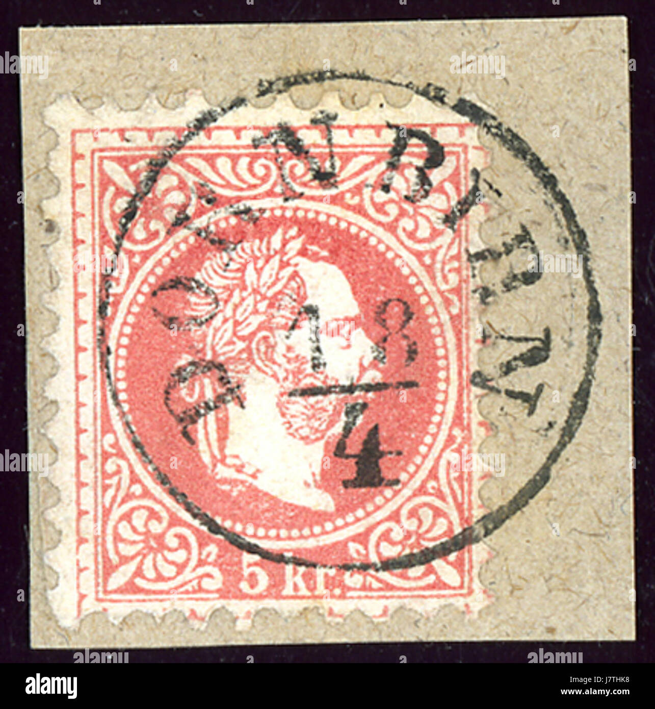 The 1874 KK 5kr from Dornbirn refers to a specific coin issued in the ...