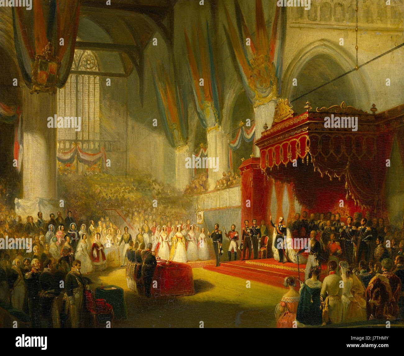 The coronation of King Willem II took place in the Nieuwe Kerk ...