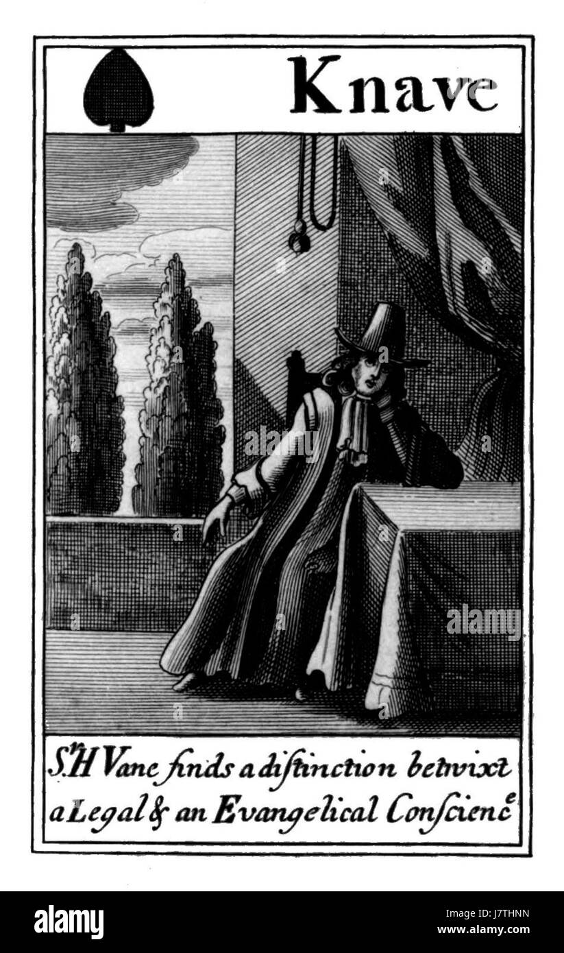 The *Cavalier Knave of Spades* is a card from a deck, commonly ...