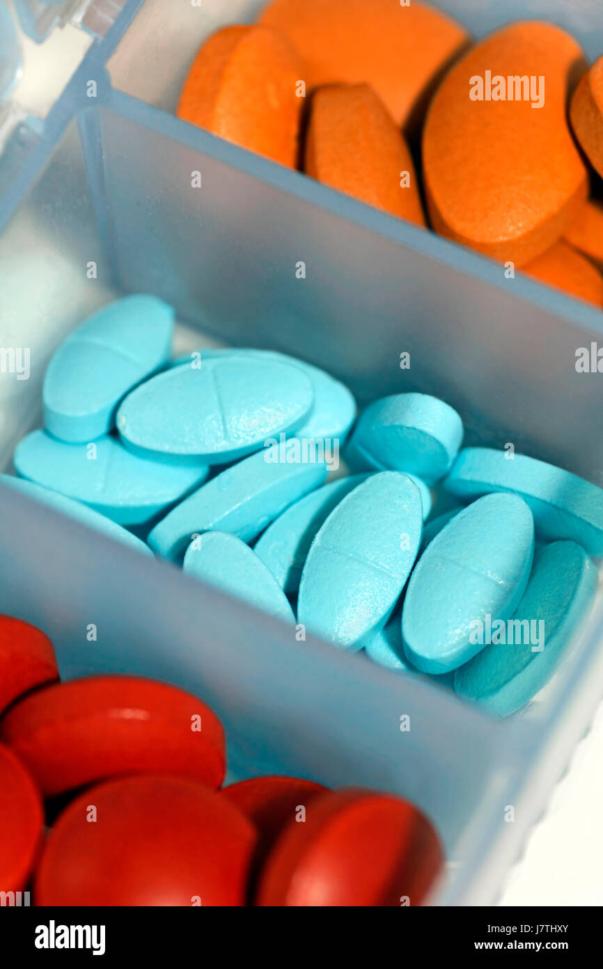 Multiple pill boxes hi-res stock photography and images - Alamy