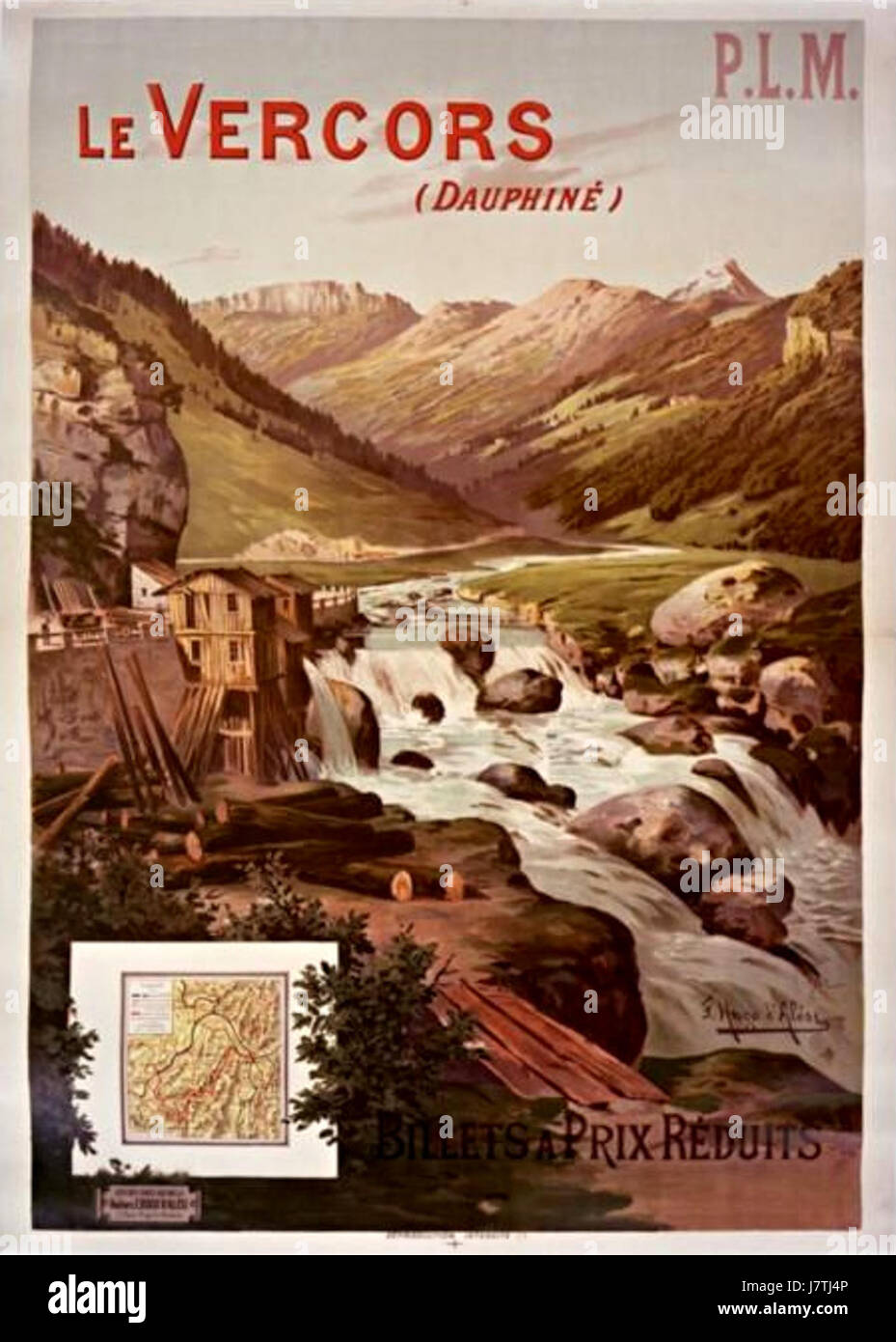 Vintage travel poster advertising hi-res stock photography and images ...