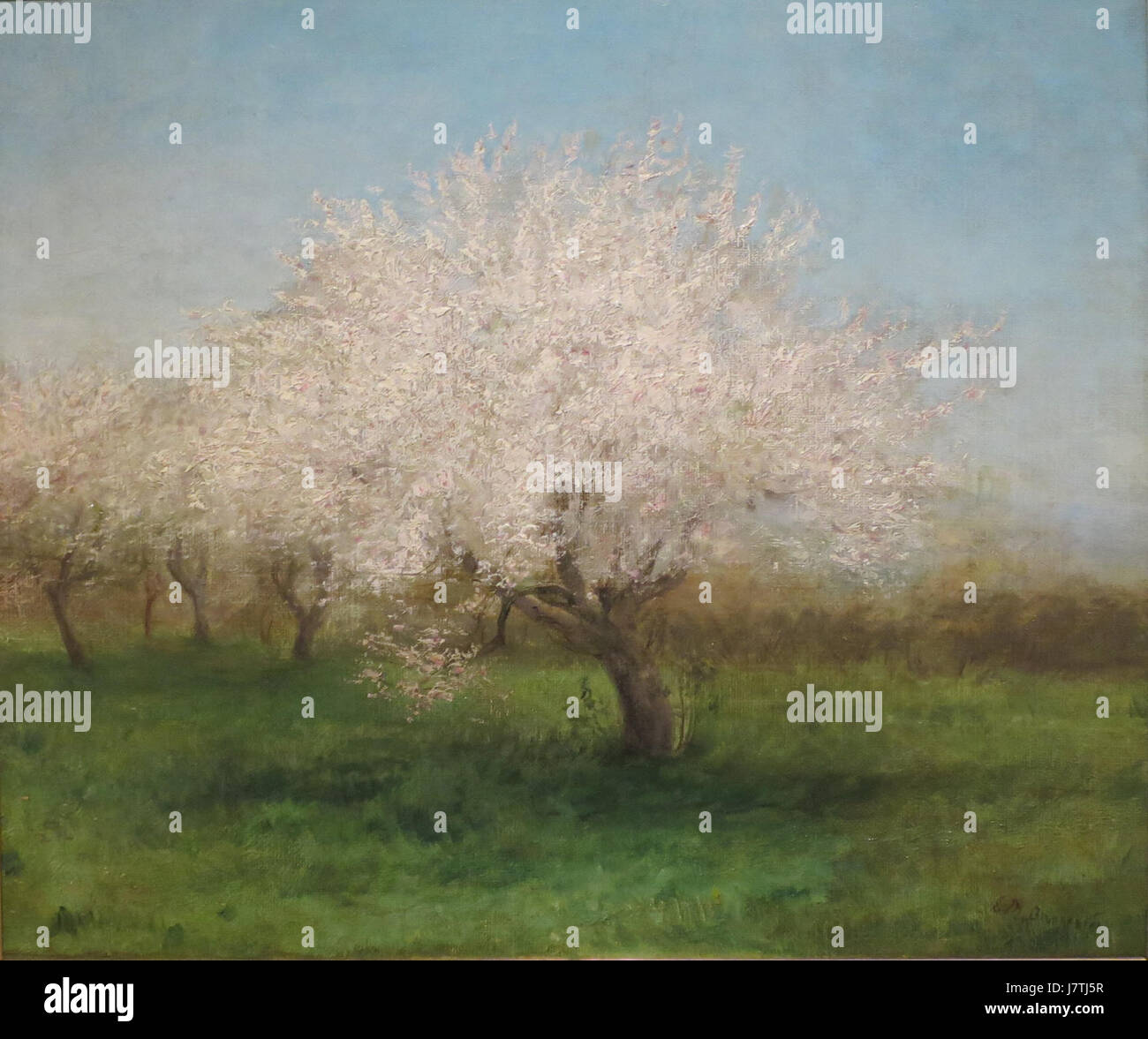 Apple Trees in a Meadow by Edward Mitchell Bannister, c. 1890, High ...