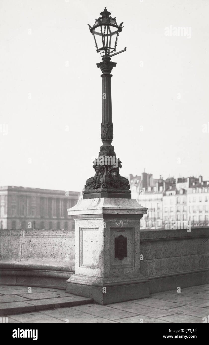 Charles Marville's photograph of the Pont Neuf in Paris from 1878 ...