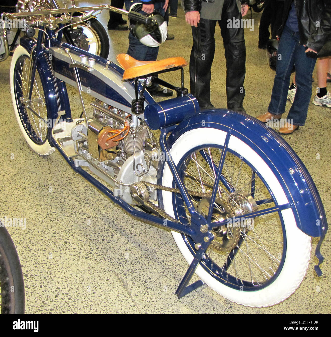 1913 Henderson Four motorcycle 02 Stock Photo - Alamy