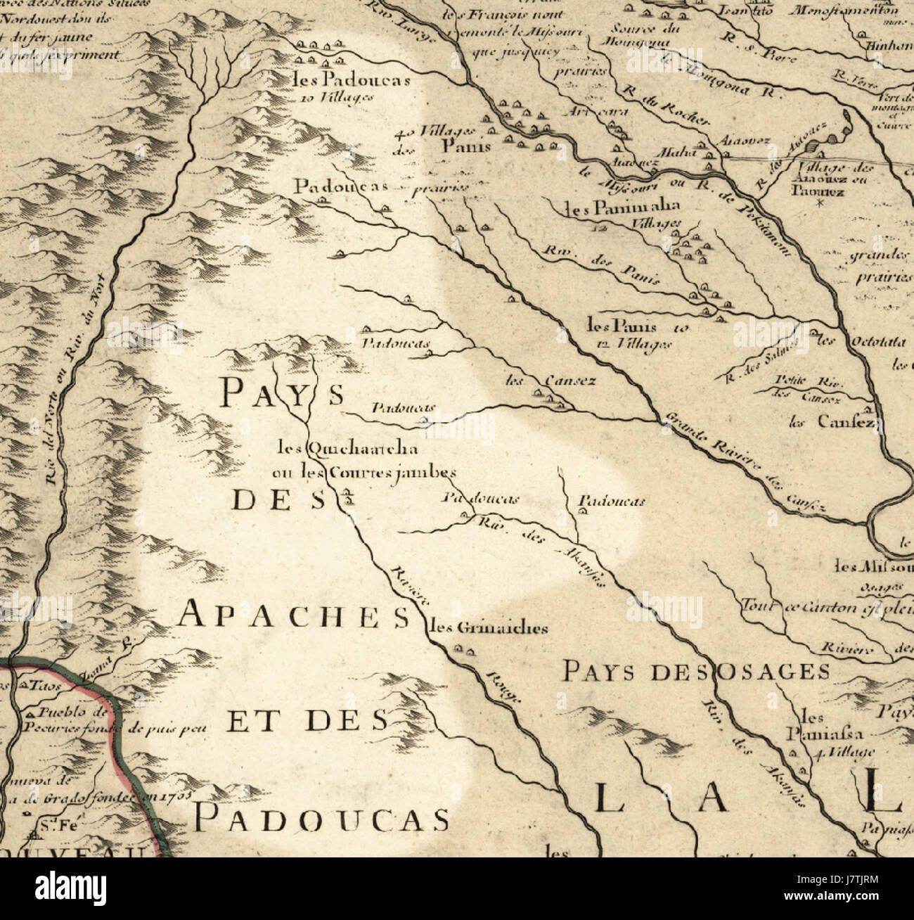 Map of comanche hi-res stock photography and images - Alamy