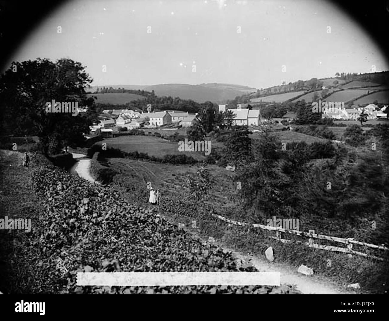 Welsh hilltop Black and White Stock Photos & Images - Alamy