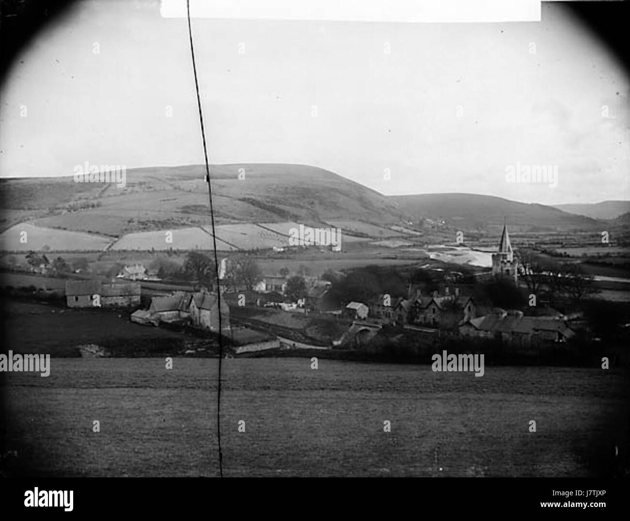 A scenic view of Llangurig, captured from the location of Bryncylla ...