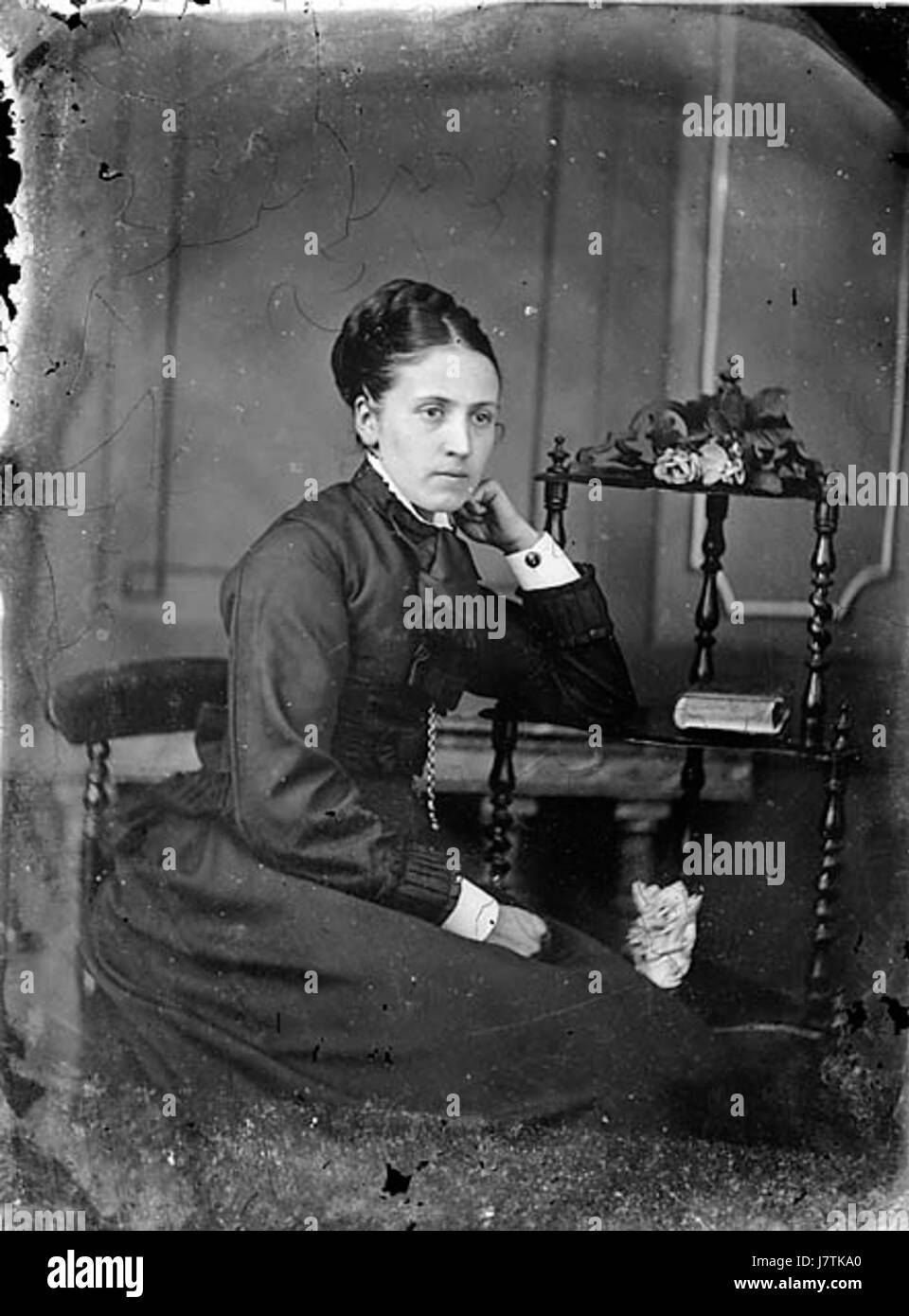 Window table setting Black and White Stock Photos & Images - Alamy