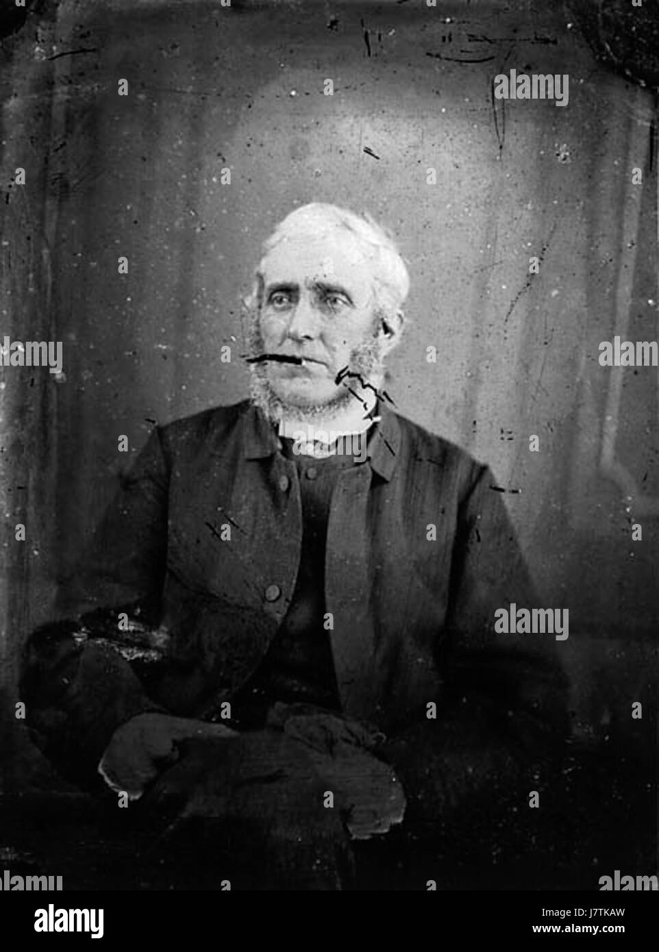 This portrait, titled 'An Old Man,' is part of the National Library of ...