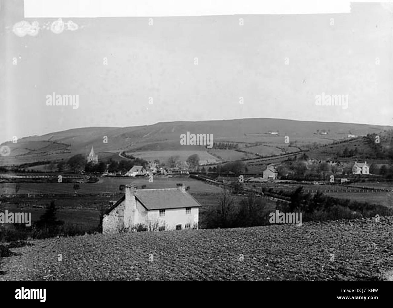 The view of Llangurig from Felin Fawr captures the scenic beauty of ...