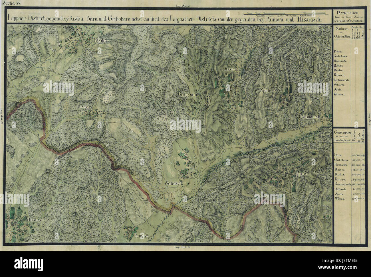 The *Banat Josephinische Landaufnahme* is a historical map related to ...
