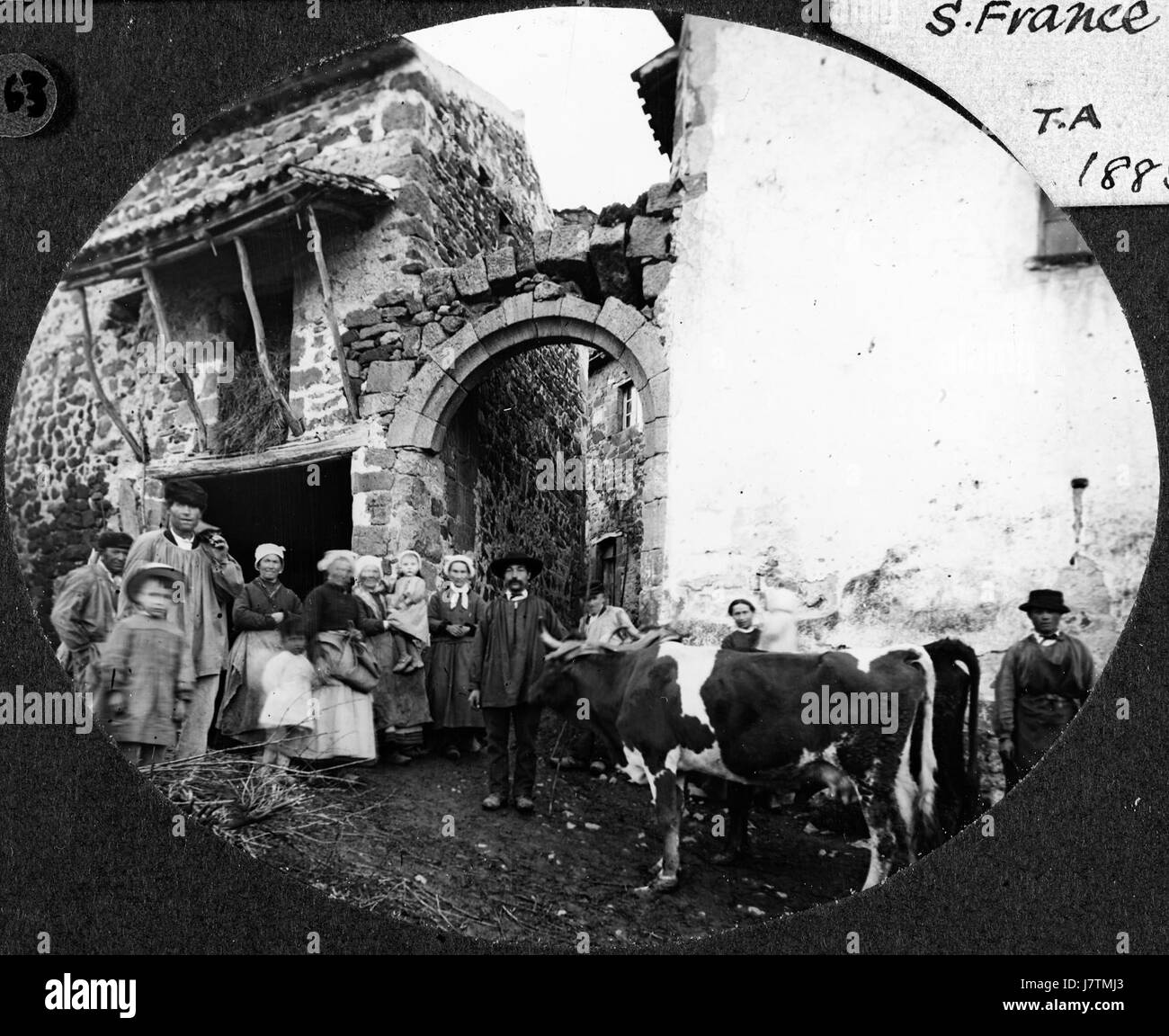 Southern france countryside Black and White Stock Photos & Images - Alamy