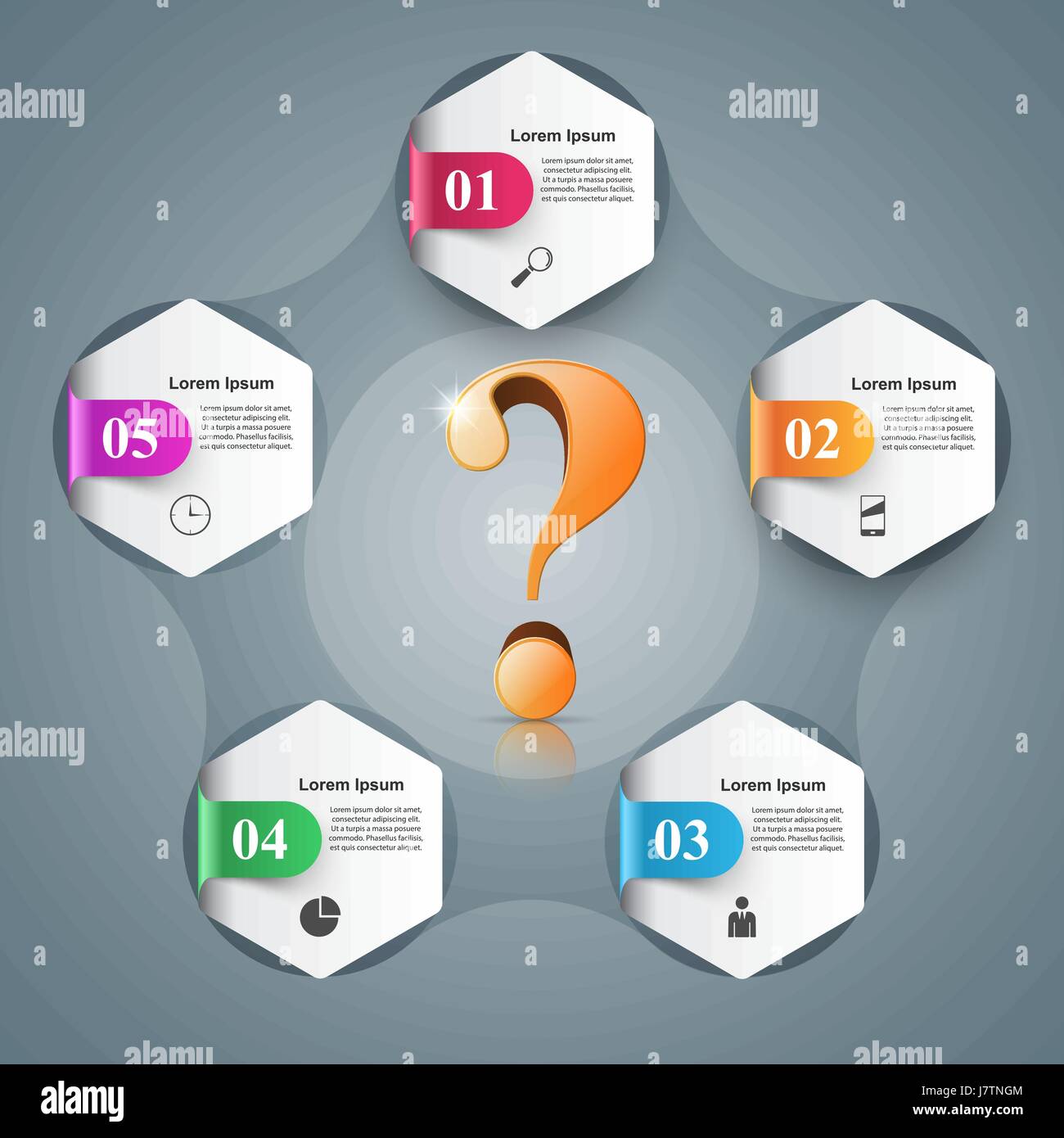 Business infographics. Question mark Stock Vector Image & Art - Alamy