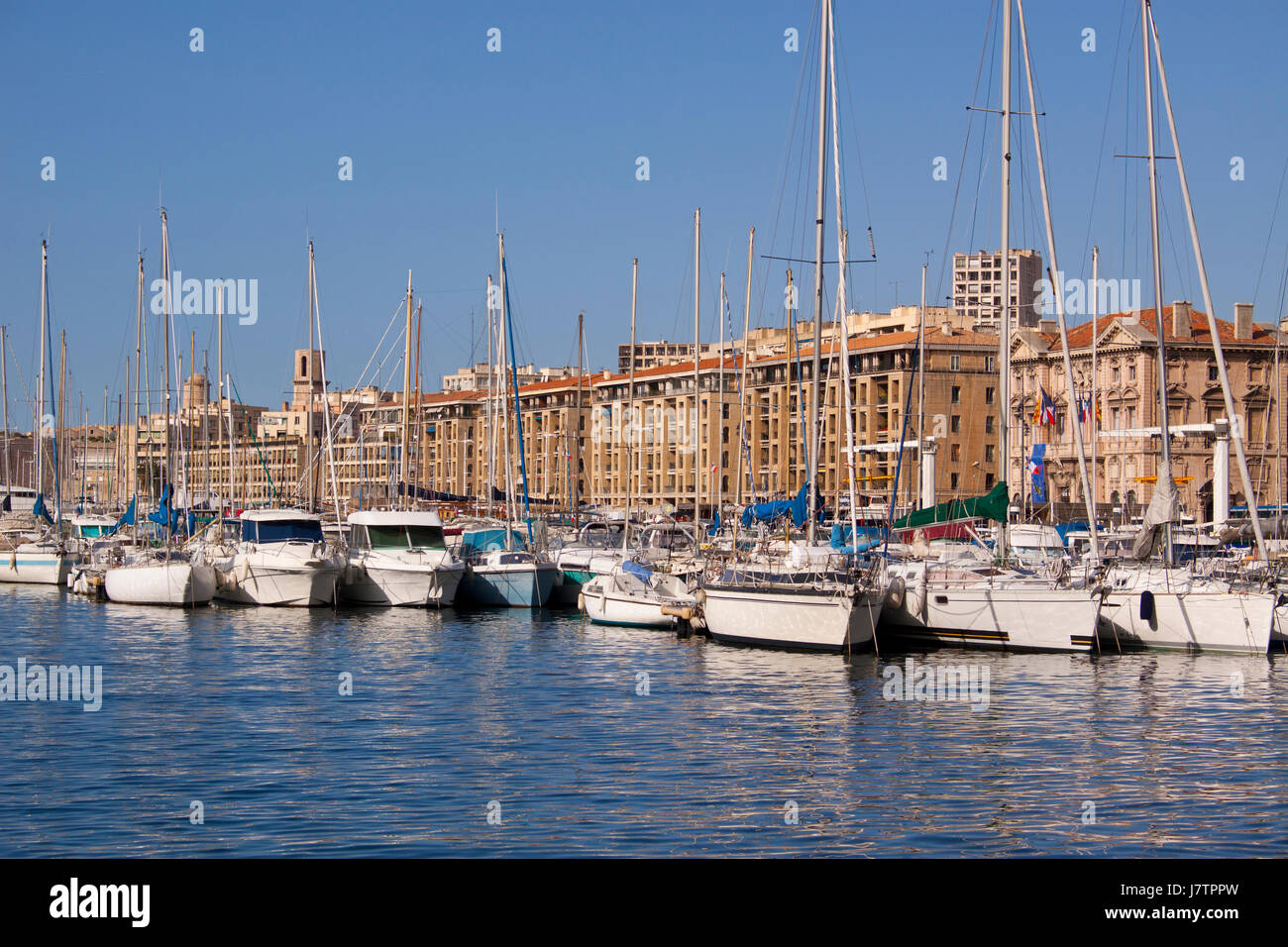 Marseille - Old Harbor Stock Photo - Alamy